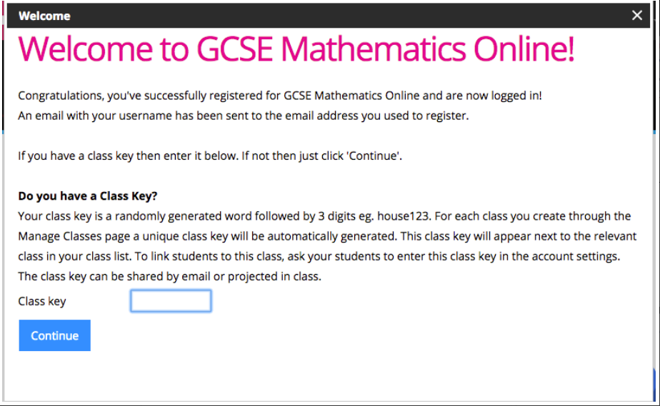 How do I register with an activation code? – GCSE Maths